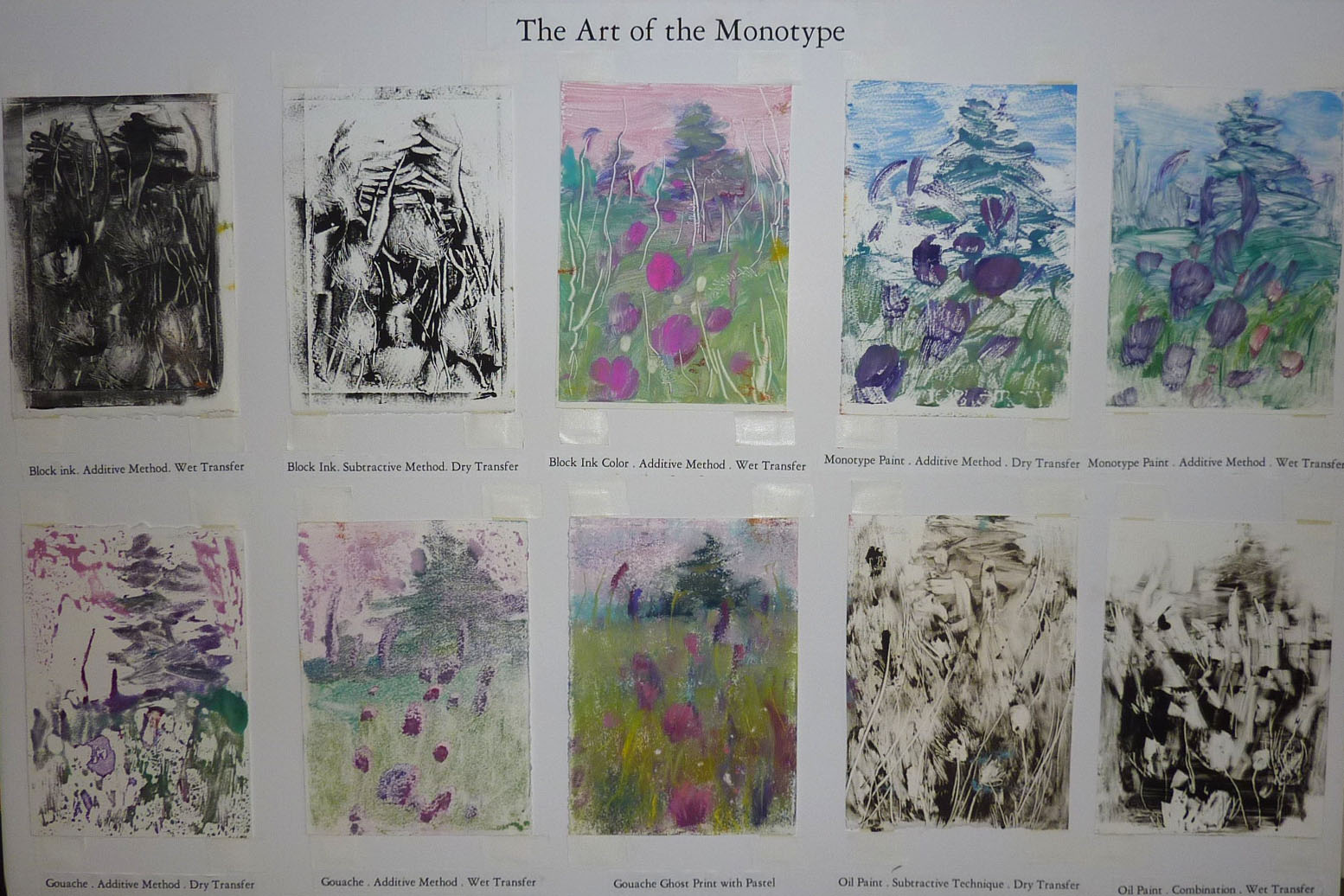 Painting My World: Have You Tried Monotypes with Pastel?
