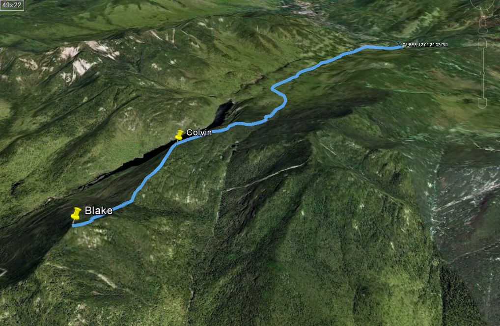 Off on Adventure: Mount Colvin and Blake Peak - 2/5/12