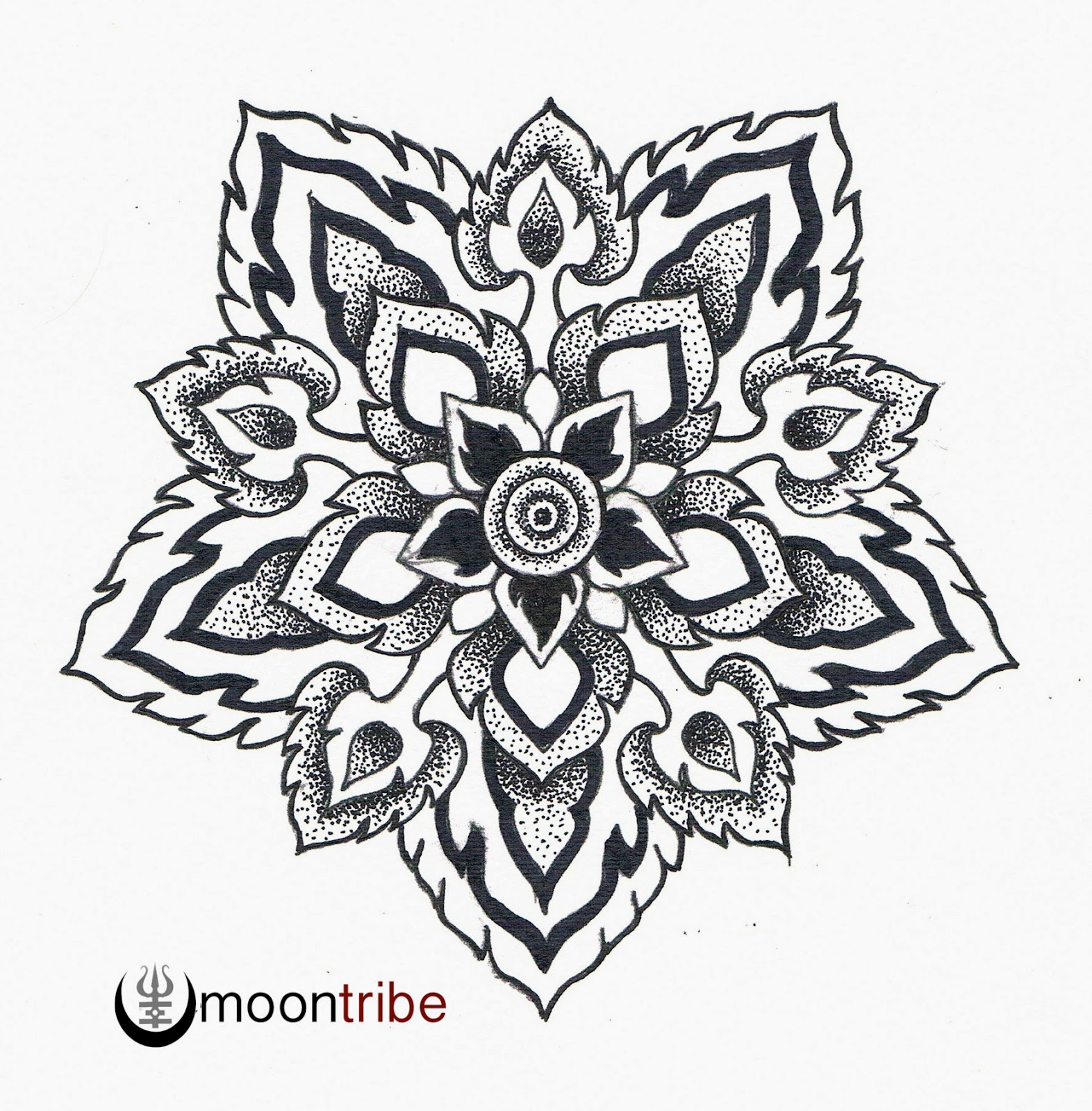 moontribe.ink: Kali Yantra, Wheel of Dharma tattoos