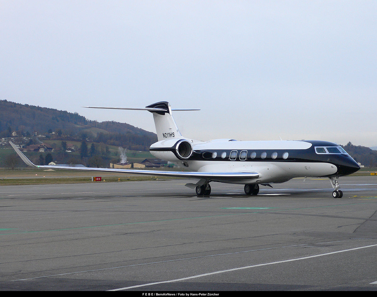 FEBE *** BernAirNews.ch ©: N211HS, Gulfsream Aerospace G650, MAR14