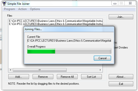 Achint Bhagat: How to join video files with the extension of .001, .002 ...