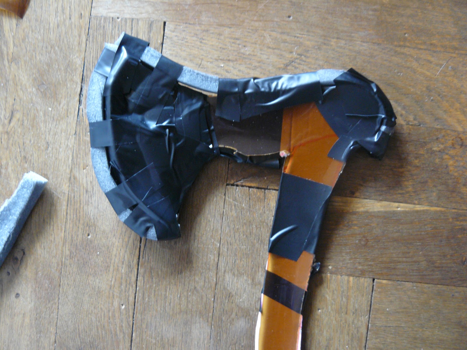 Buskador's LARP: Making a larp throwing axe or francisca