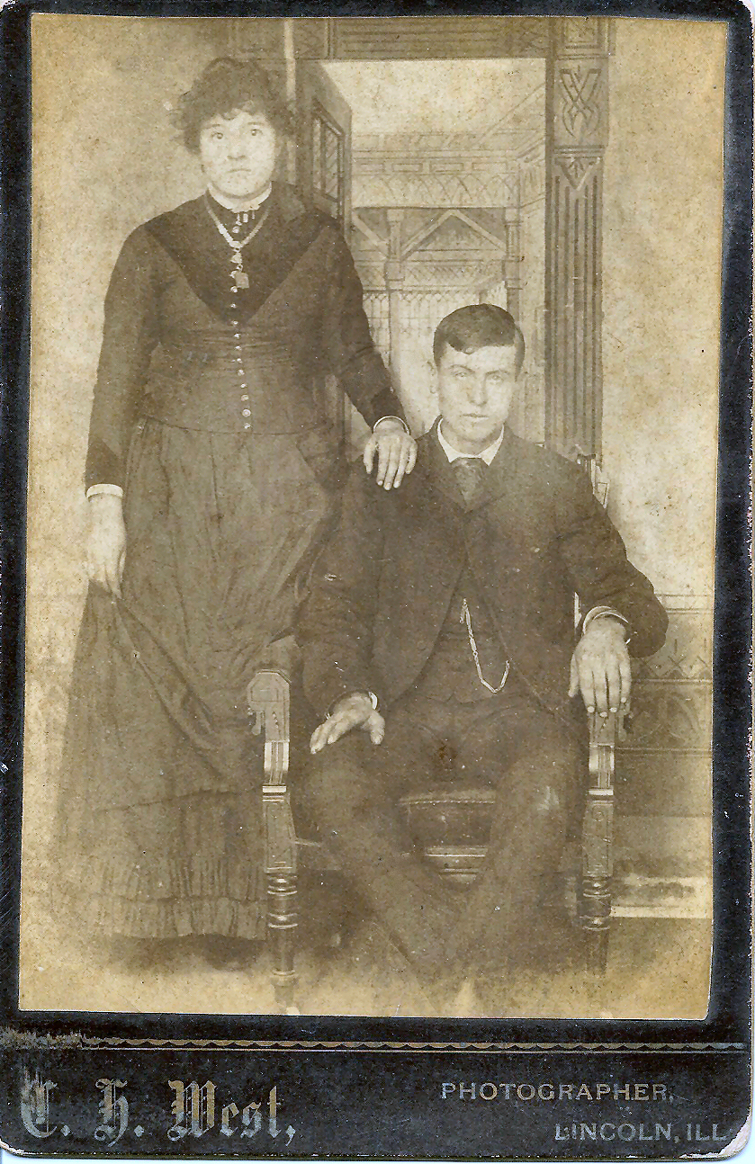 Family Photos Are Forever: Albert Evans and his wife.