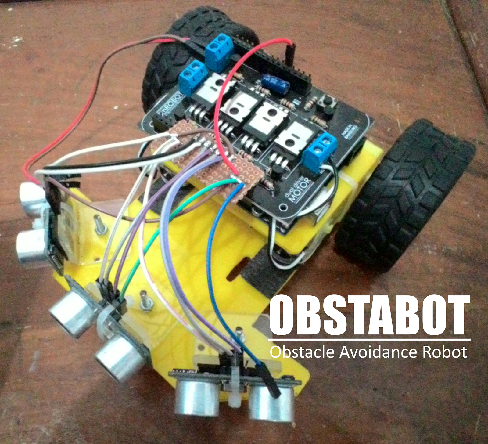 mamentronika: [TUTORIAL 2] MEMBUAT OBSTACLE AVOIDANCE ROBOT (WALL FOLLOWER)