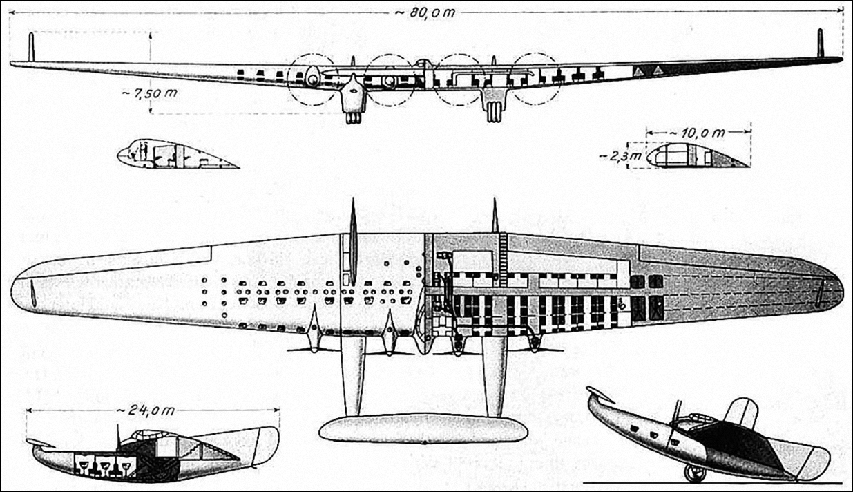 CoastConFan Blog: Junkers G.38 Flying Wing, a Behemoth of a Plane and a ...