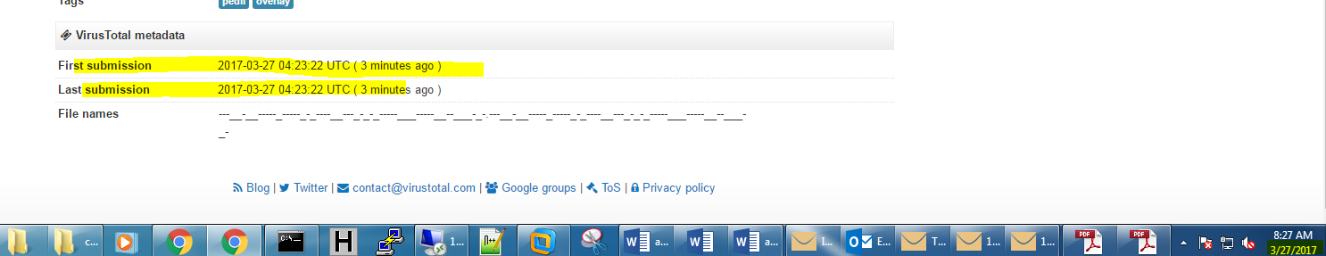 Malware using IndexerVolumeGUID file