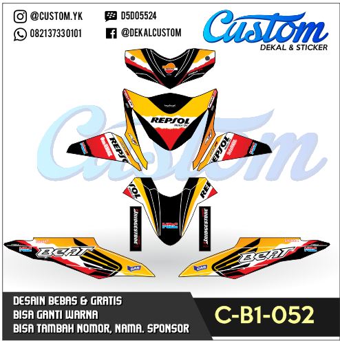 DOWNLOAD GRATIS POLA STRIPING / DEKAL MOTOR REVO OLD ~ CUSTOM DEKAL ...