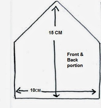 Adhiraacreations: Simple Paper House tutorial for School project