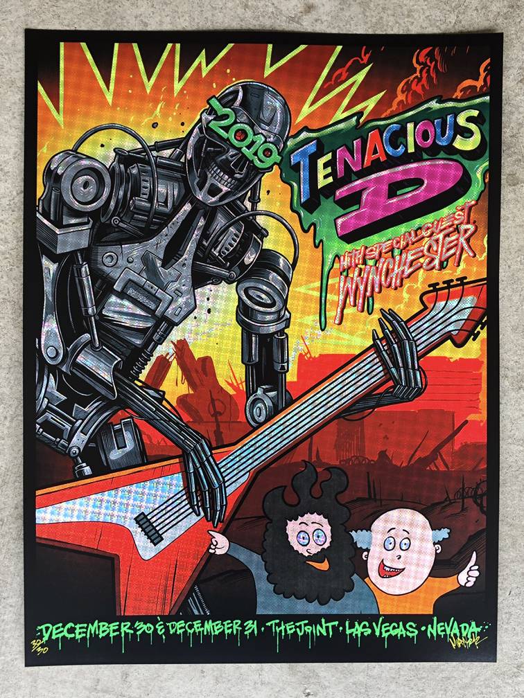 INSIDE THE ROCK POSTER FRAME BLOG: Maxx242 Tenacious D Las Vegas Poster ...