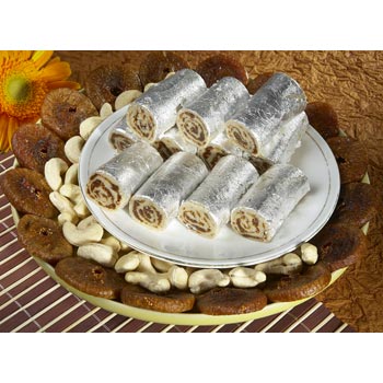 KAJU-ANJEER ROLL RECIPE ~ Mala's Cooking Tips