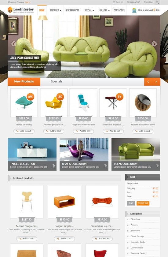 PrestaShop - Leotheme - Leo Themes free themes: Leo Interior Prestashop ...