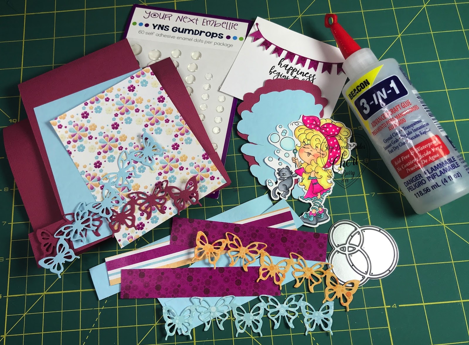 CheriB Designs: Center Step card Tutorial!