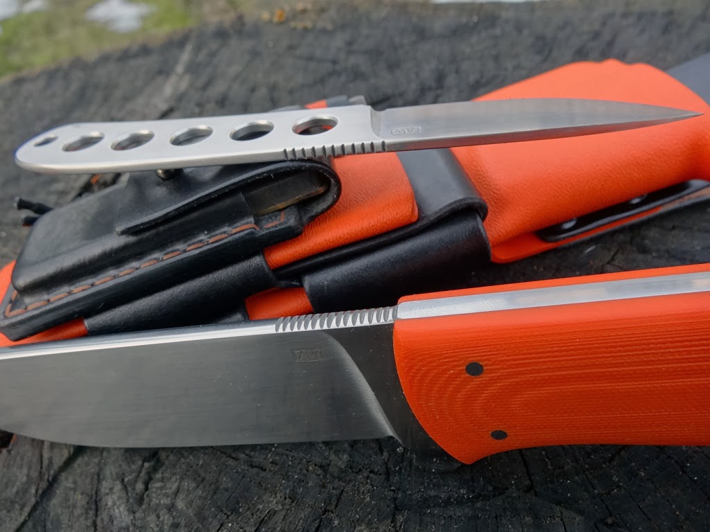 Andrzej Woronowski Custom Knives: Orange Survival Set (Part 5) End of ...