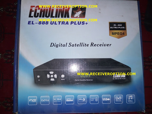 ECHOLINK EL-888 ULTRA PLUS+ MPEG4 RECEIVER BISS KEY OPTION - How To Enter Biss key Power vu key ...