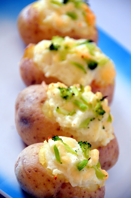 Polkies: Double Stuffed Mashed Potatoes