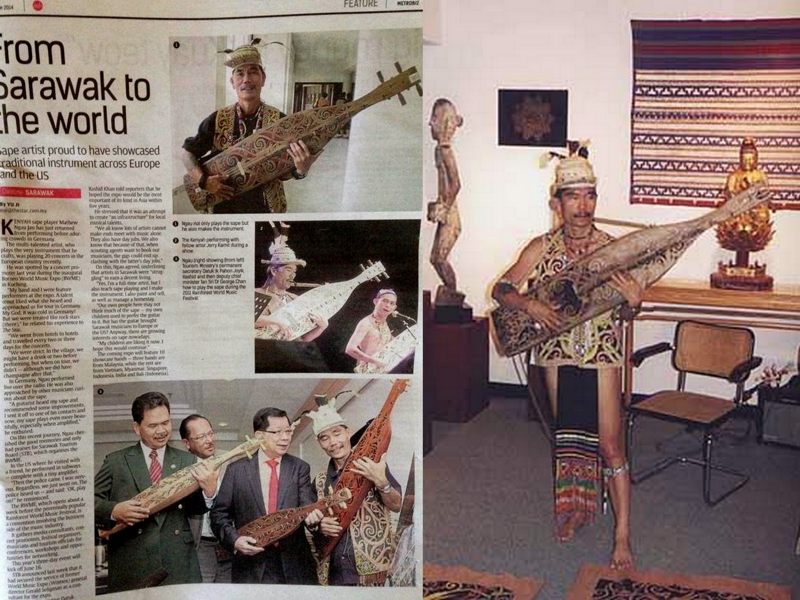 paren nyawi's blog: The musical instrument from Central Borneo:SAPE ...