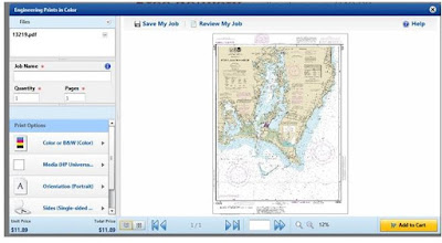 Salt Marsh Cottage: Free Nautical Chart Prints