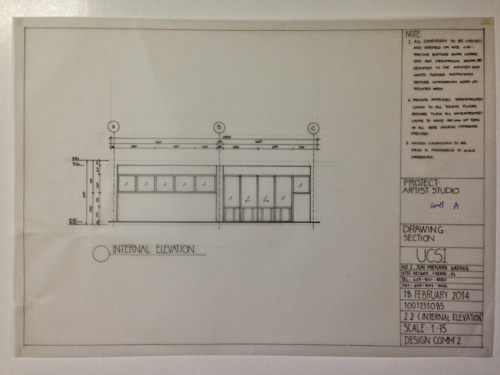 Life of a Design Student! :D: ORTHOGRAPHIC PROJECTION AND PARALINE ...