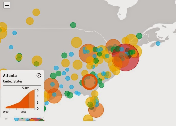 Map of the Week: The World's Megacities