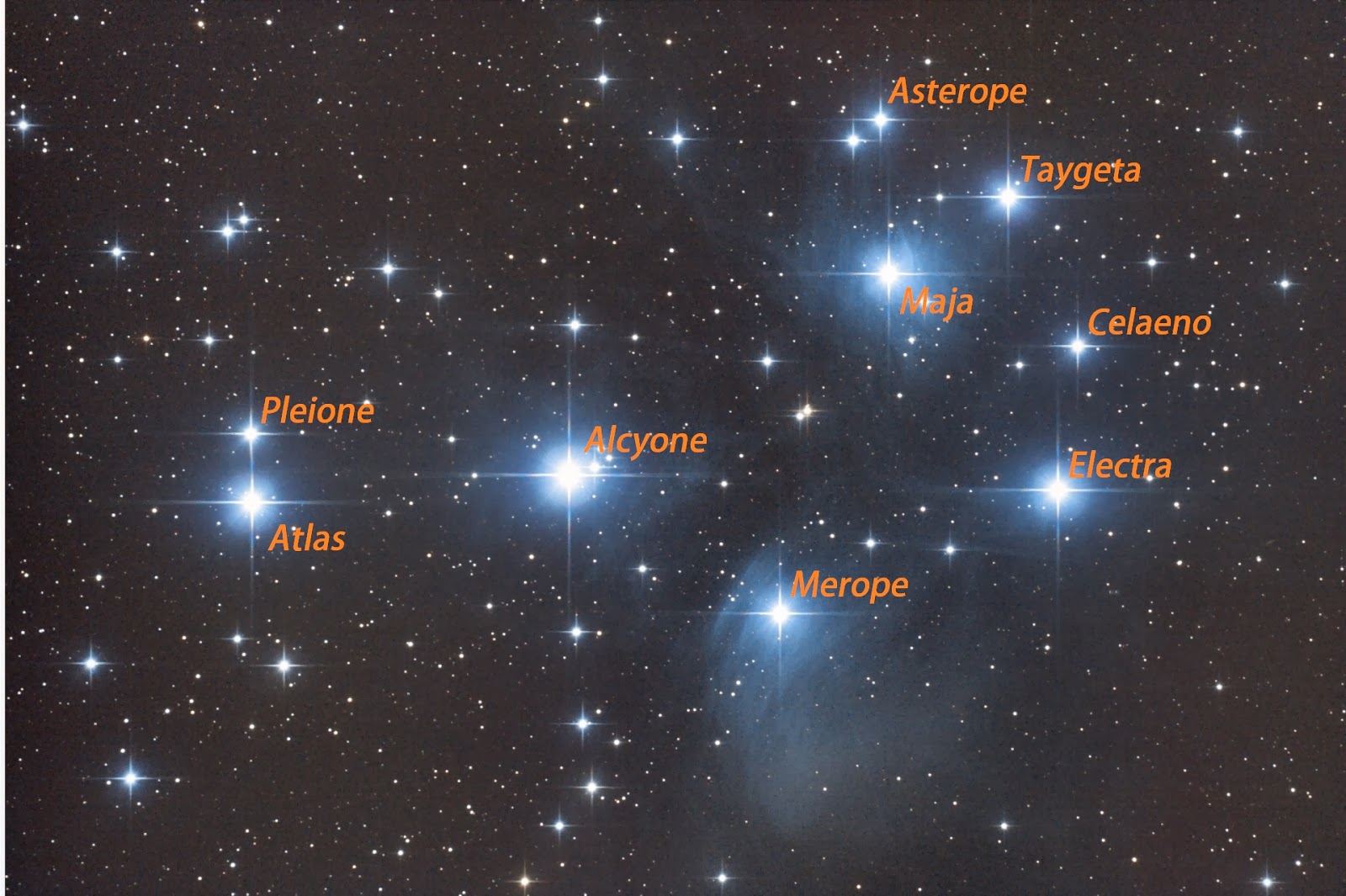 Astronomia i Astrofotografia Amatorska: Plejady