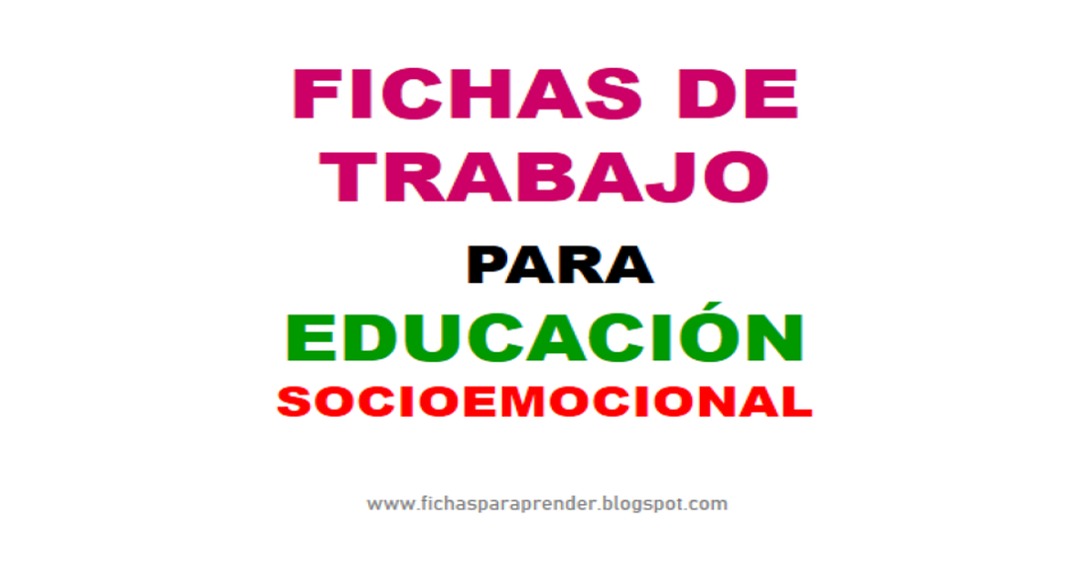 Actividades para trabajar las emociones