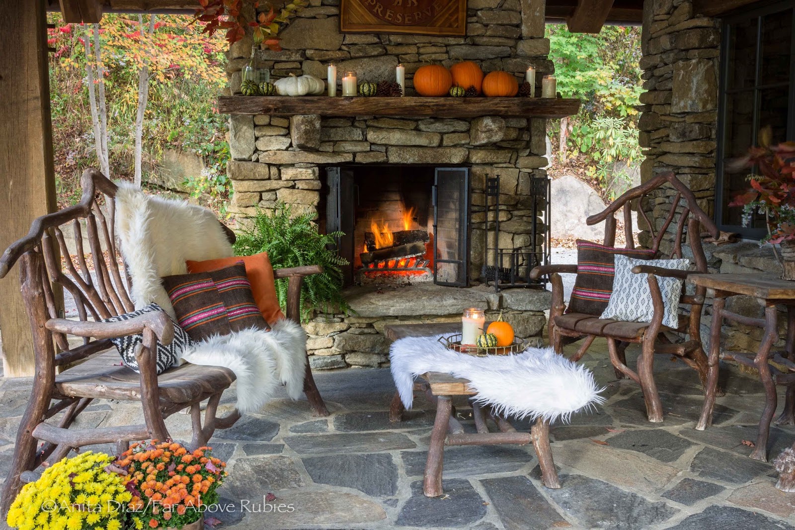 Fall Porch inspiration - Whispering Pines Homestead