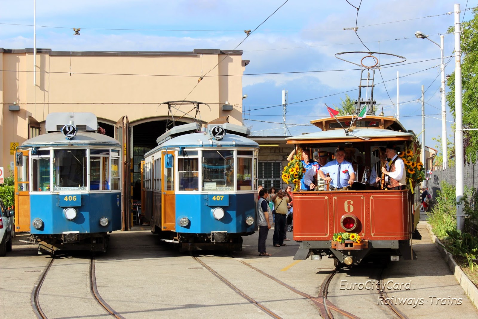 EuroCityCard- Slovenija : Retrovožnja do Trsta - openski tramvaj, eden ...