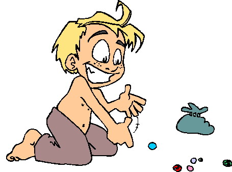 All Cliparts: Playing Marbles Clipart