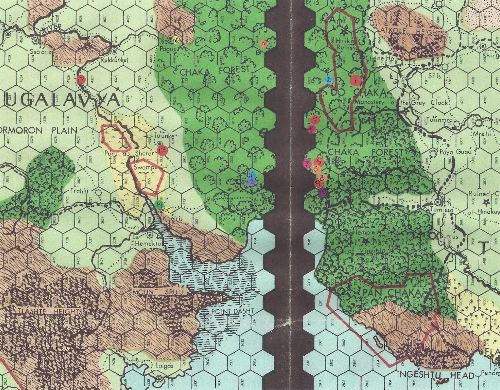 The Tékumel Project: Mu'ugalavyáni Dispositions on the Tsolyáni Border