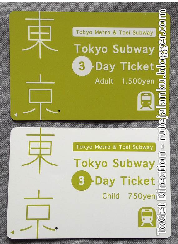 Travelling Notes: Dimana tempat beli tiket Tokyo Subway Ticket (Where ...