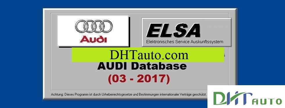 ELSAWIN VERSION 6.0 AUDI DATABASE FULL [03.2017] - Automotive Library