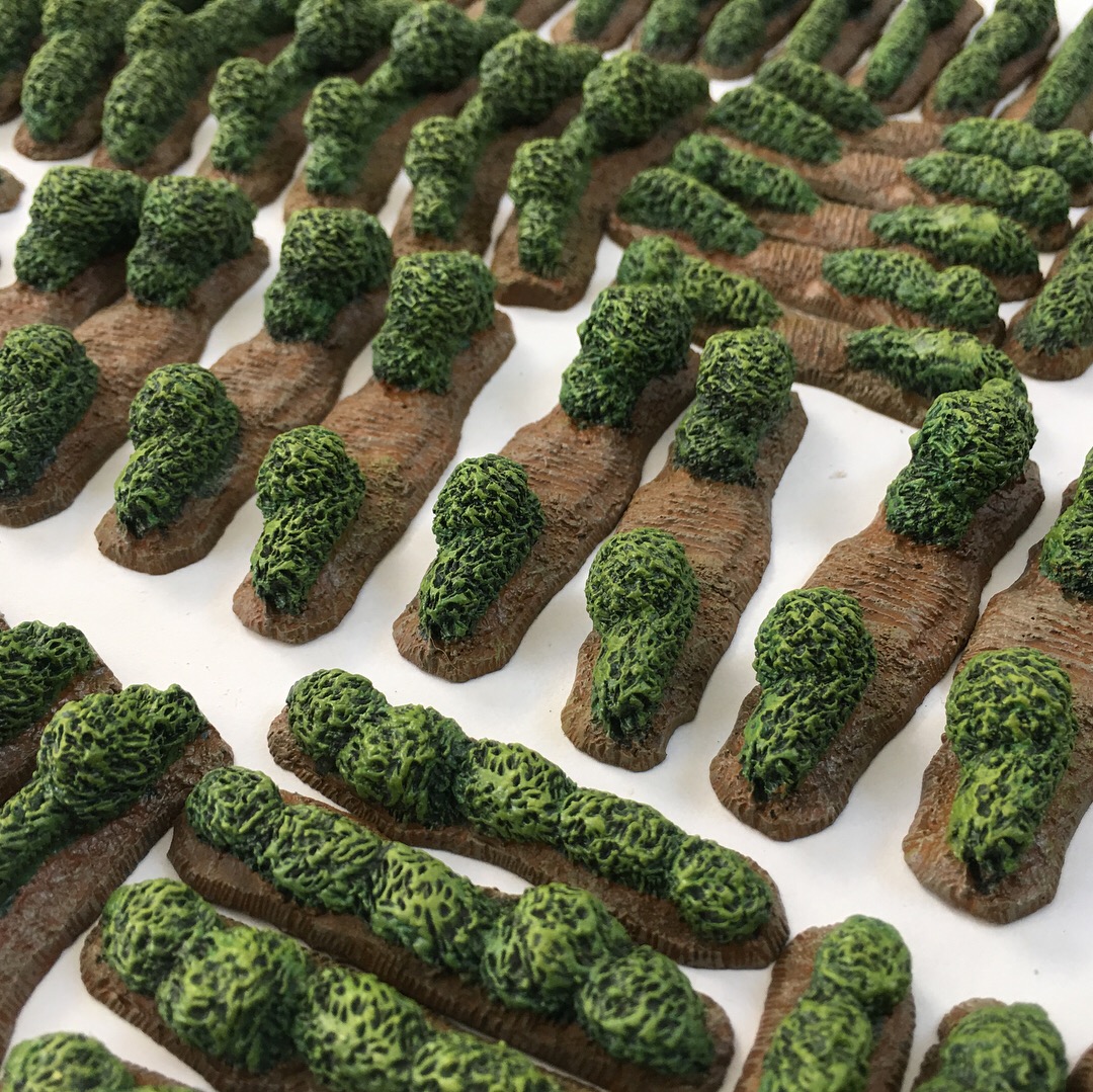 Fieldsway Scenics: COMMISSION - 6mm/10mm Timecast Hedges & Bridges