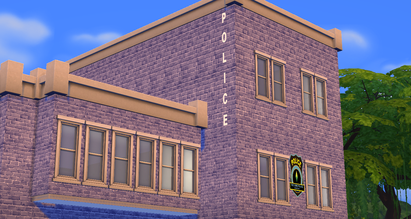 SimsDelsWorld: The Sims 4 : Public Department Logos (Walls)
