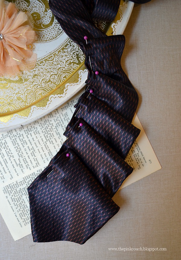 the pink couch: Sweet November: Tie Necklace Tutorial
