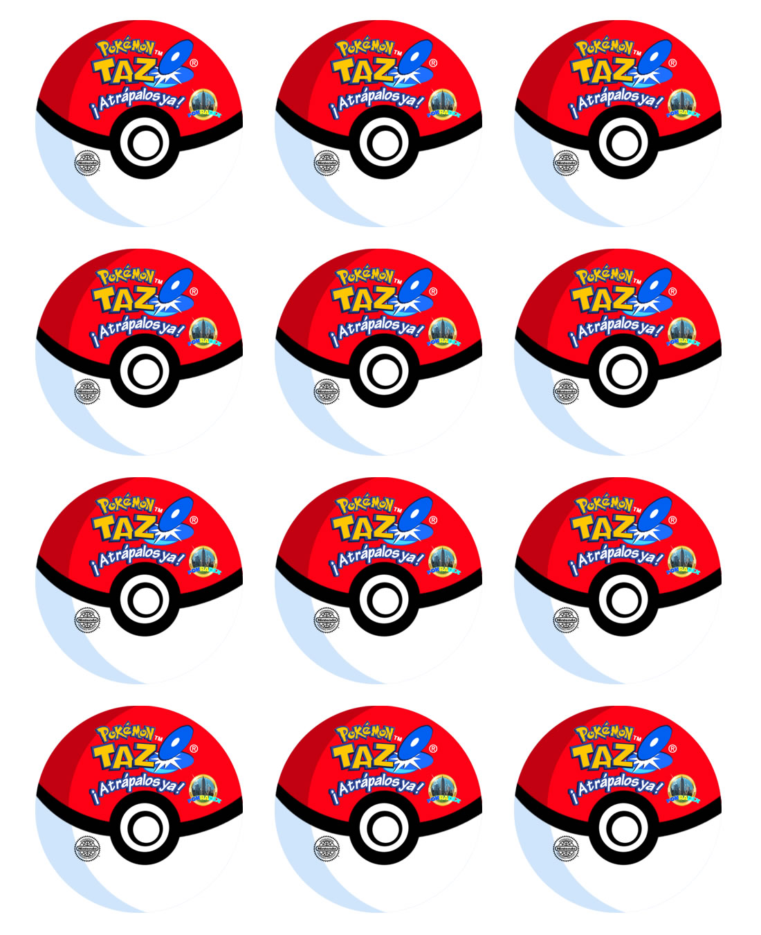 Pokemon TAZOS