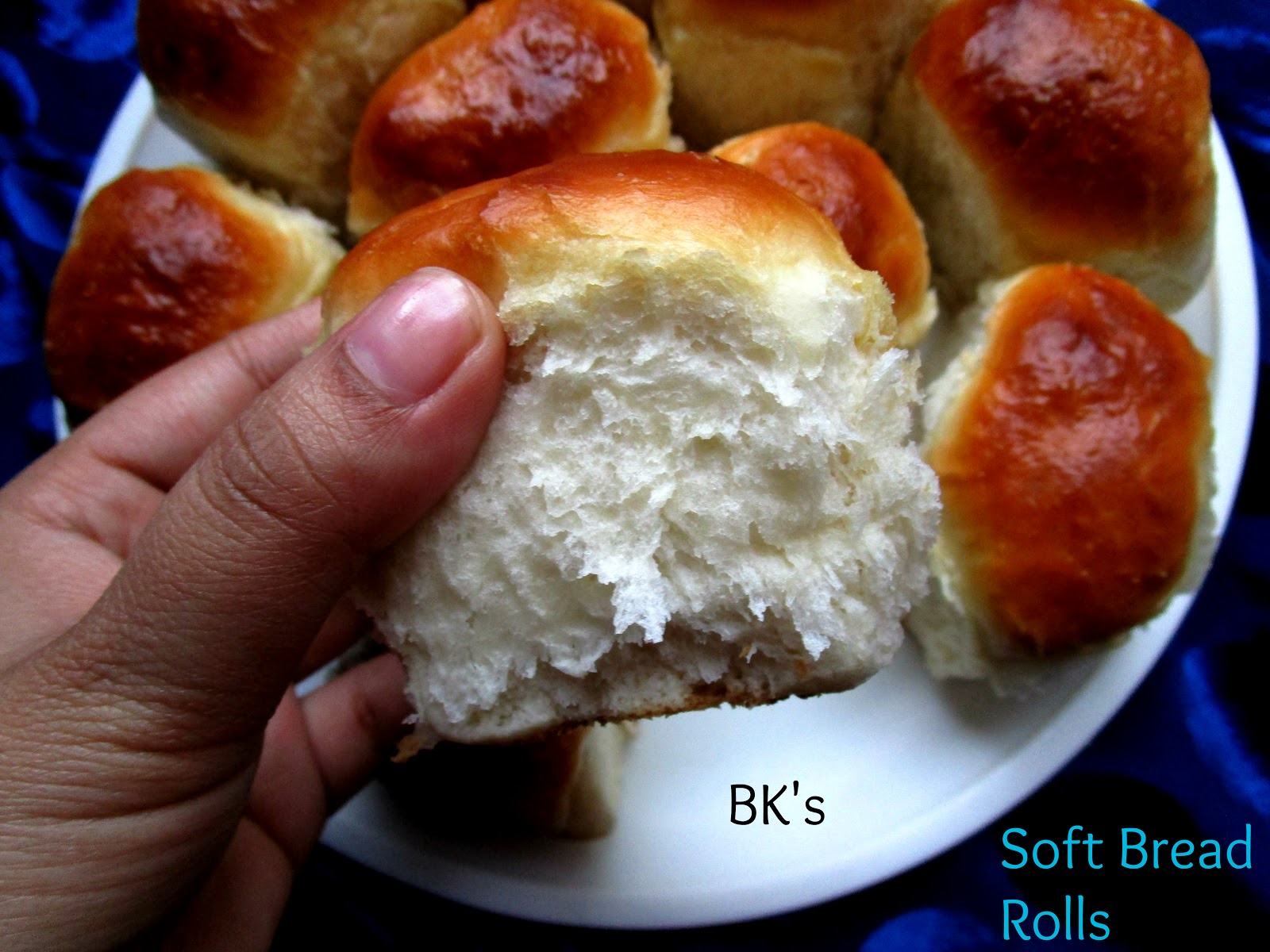 Blessy's Kitchen: Bread Rolls/ Fresh Bread Rolls/Eggless bread rolls ...