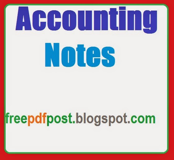 Accounting Notes with Examples | Free Books Store