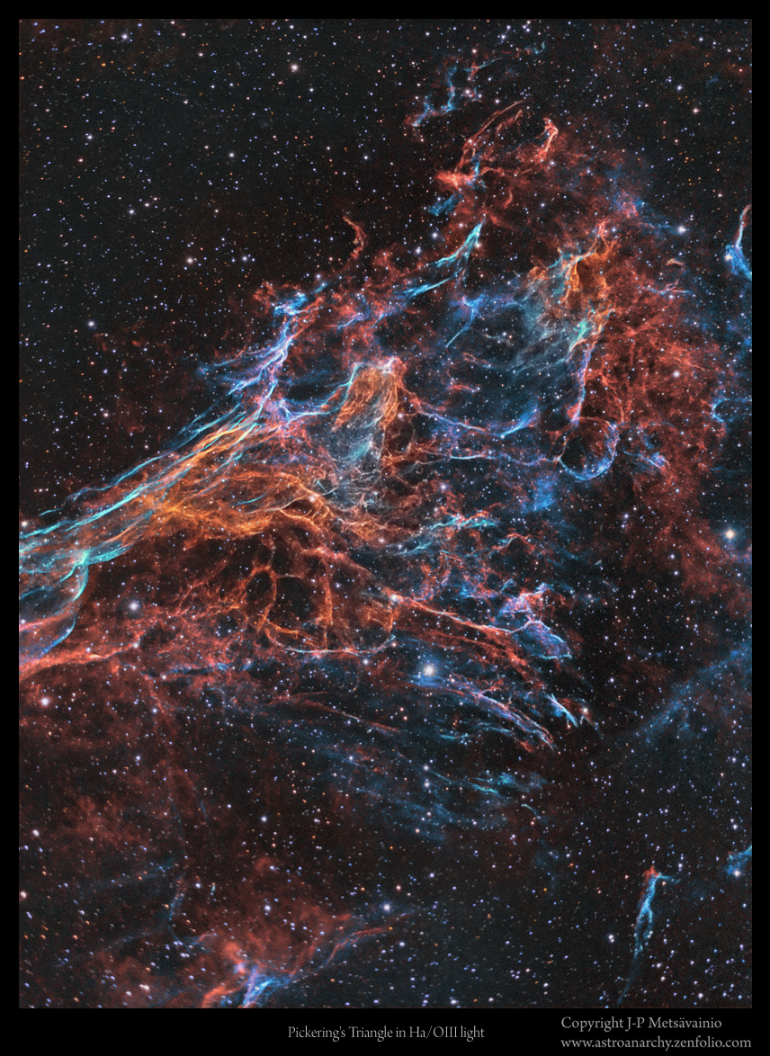 Astro Anarchy: Pickering's Triangle in Ha/OIII light
