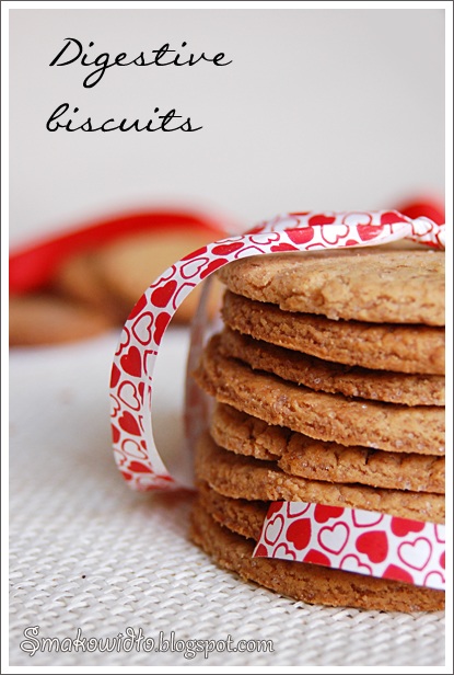 Smakowidło - blog kulinarny o pysznym jedzeniu!.: Digestive biscuits ...