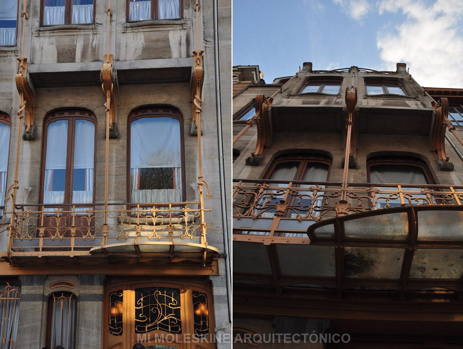 MY ARCHITECTURAL MOLESKINE®: VICTOR HORTA: HOUSE-STUDIO IN BRUSSELS
