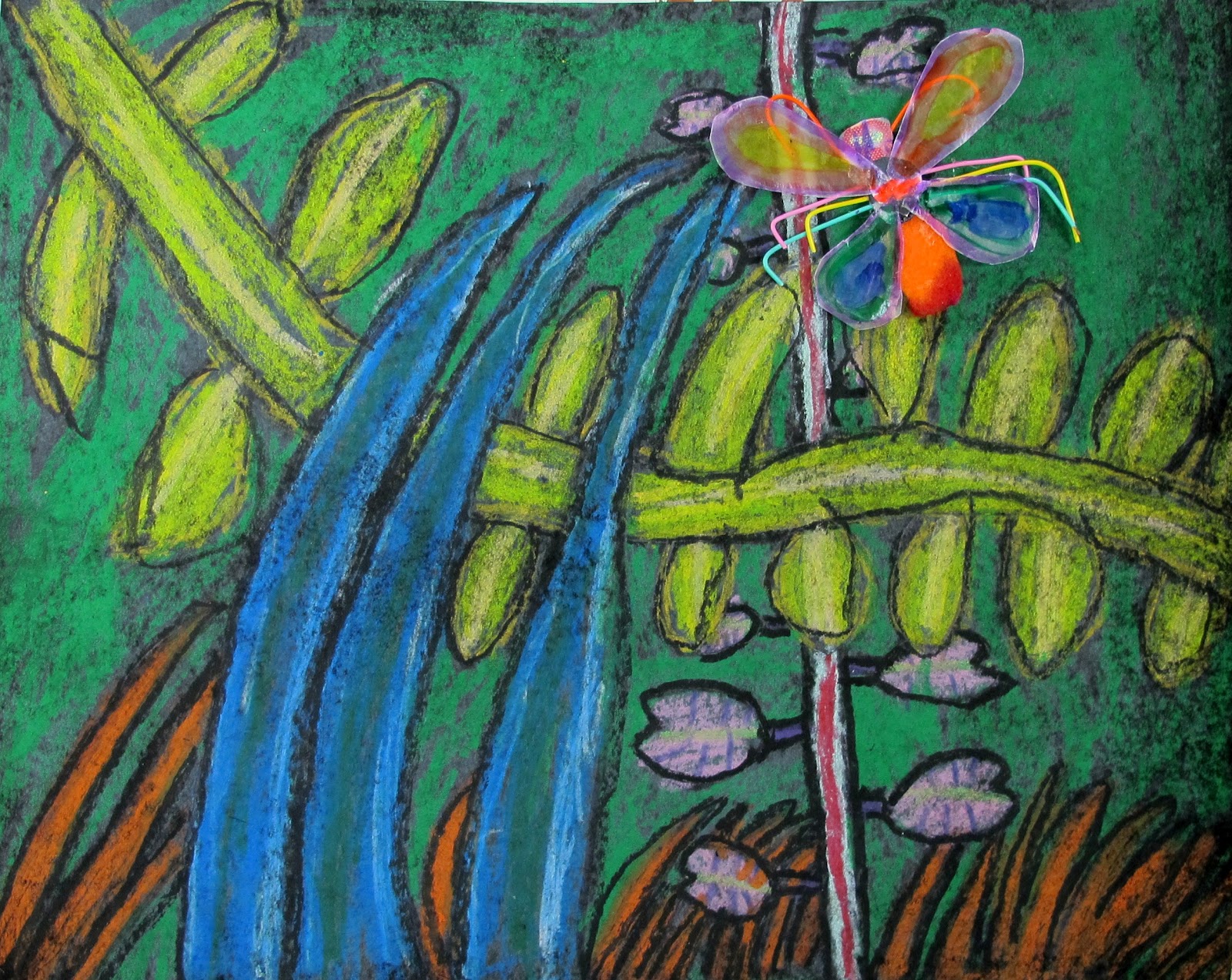 North Art Alert: Second Grade Nature Up-Close