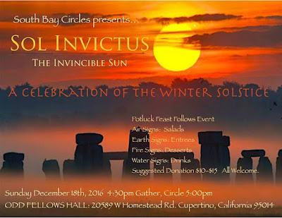 Sol Invictus: The Invincible Sun--Winter Solstice Celebration ...