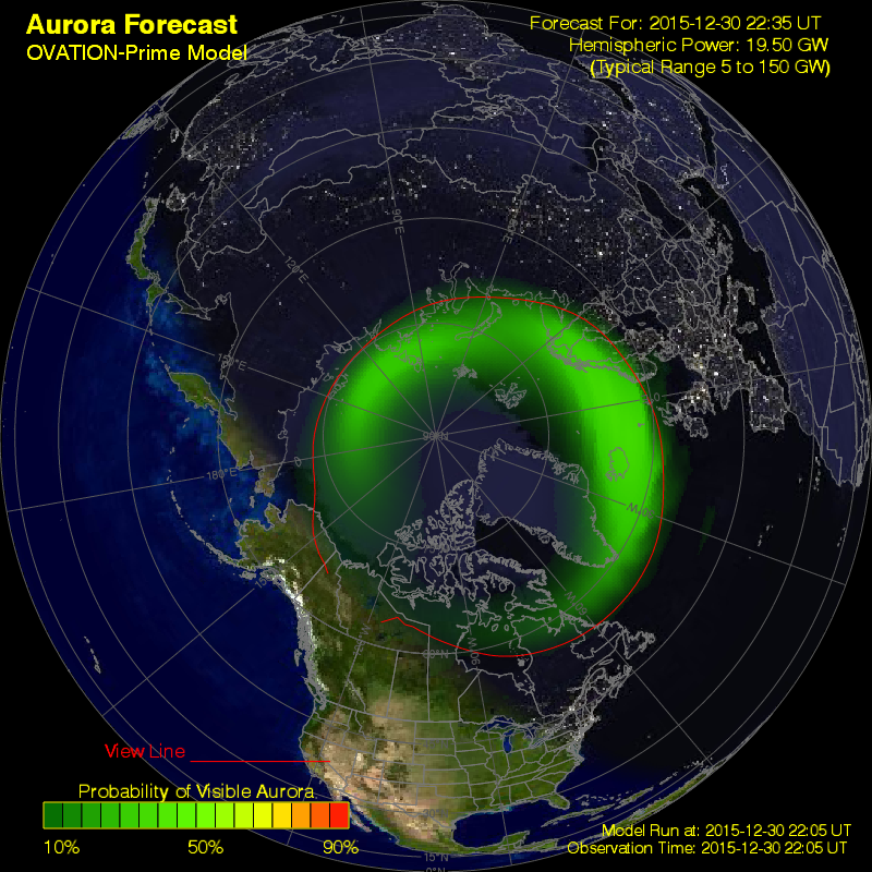 Cliff Mass Weather Blog: Aurora Borealis Over Washington State Tonight?