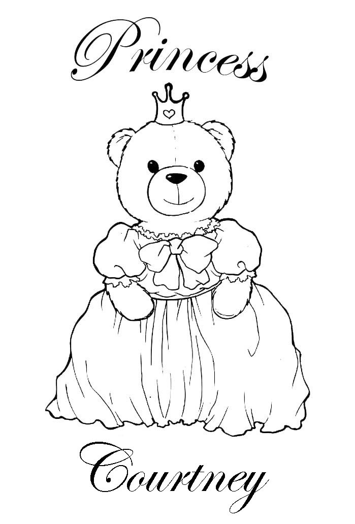 PRINCESS COLORING PAGES