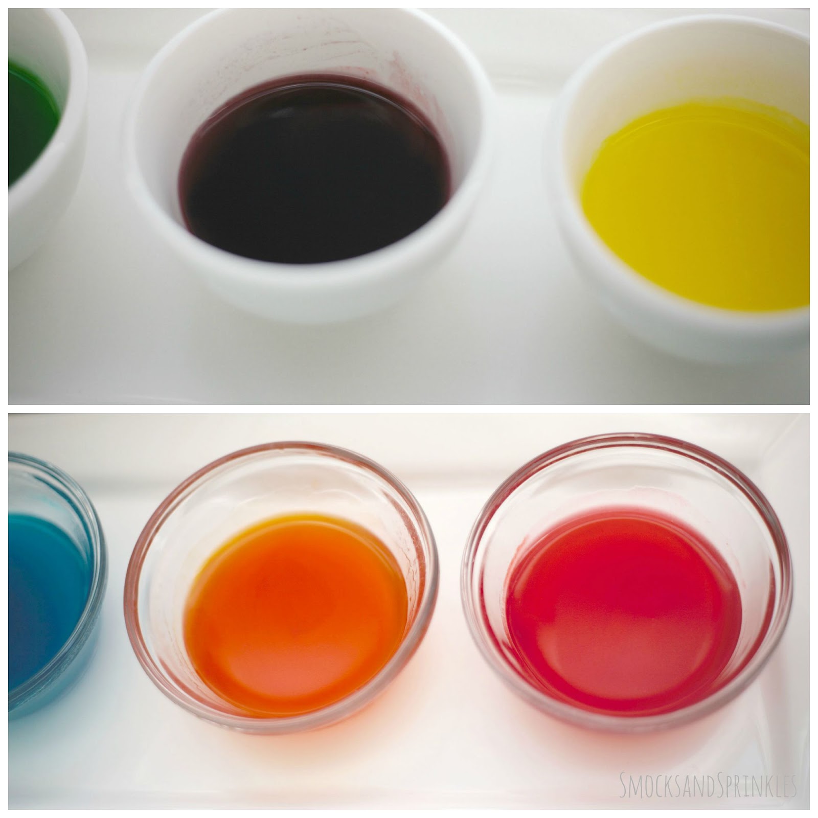 Smocks and Sprinkles: Playing with Pudding - Baby Sensory Activity