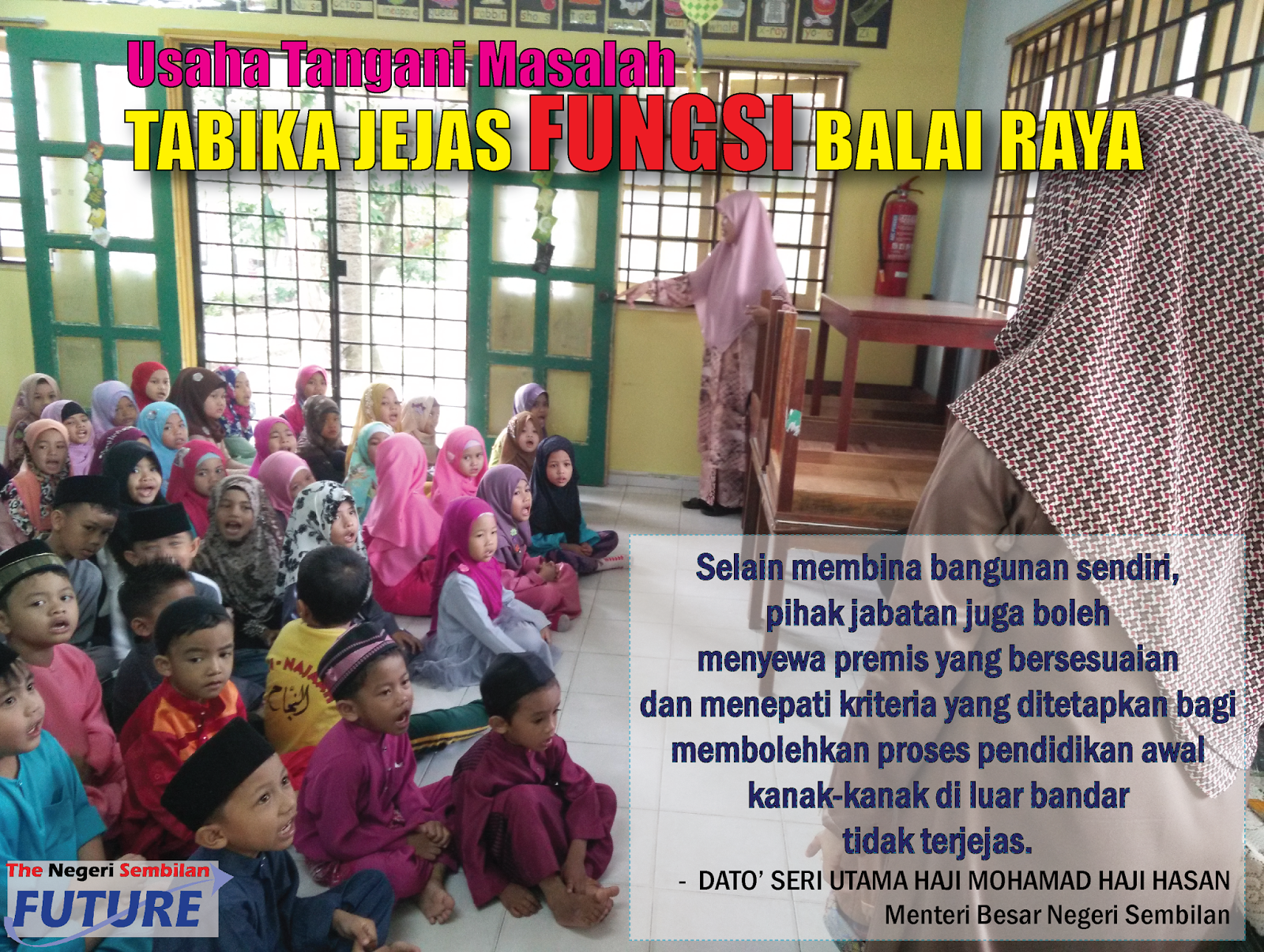 Elak Fungsi Balai Raya Terjejas, Tabika KEMAS Perlu Bina Bangunan atau ...