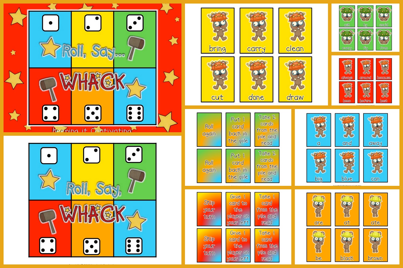 Keeping it Captivating: Whack! & 2 Freebies