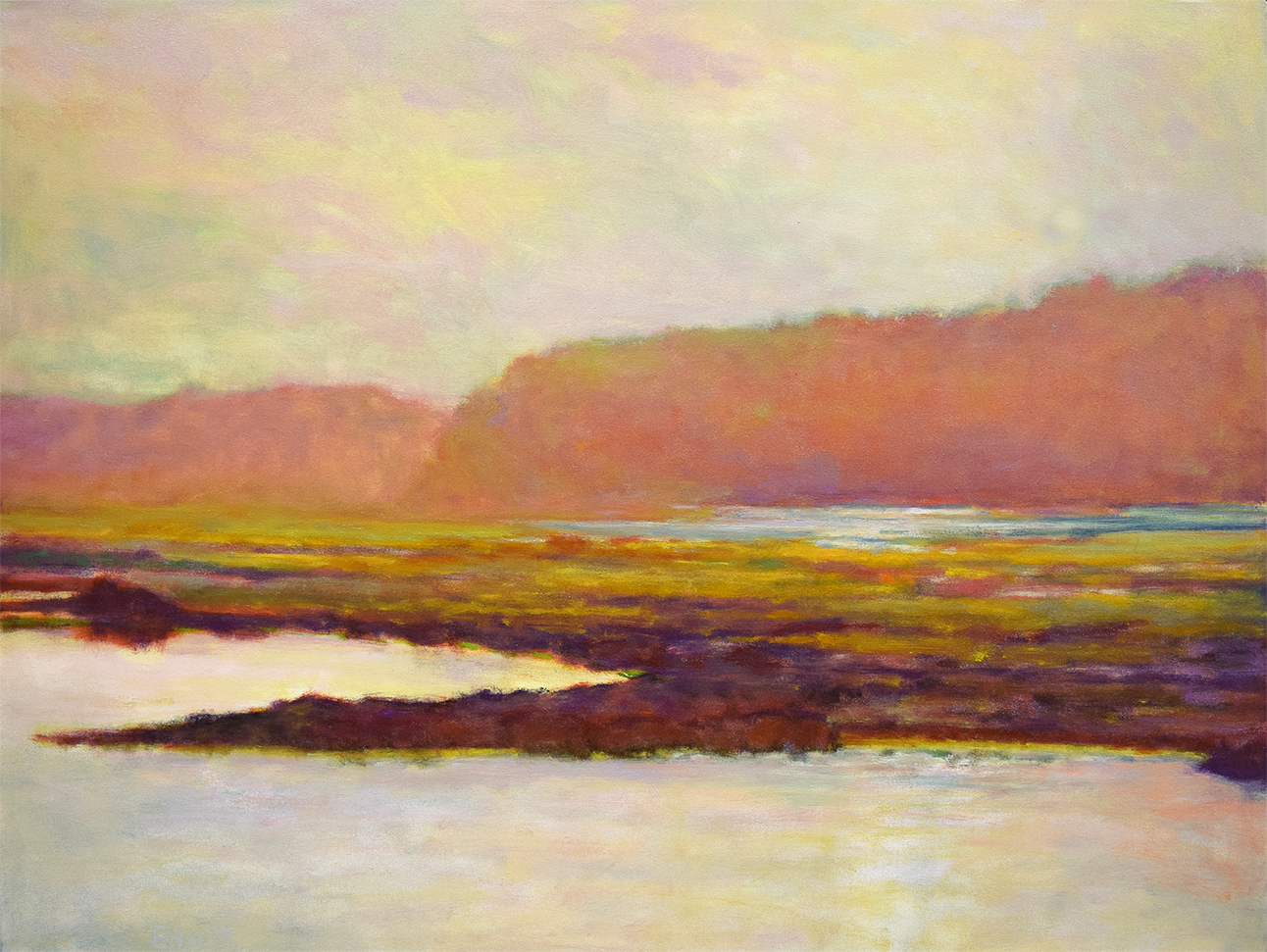 Ken Elliott / For the Color: Grateful Notices: Marsh Tones, oil on ...