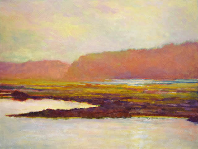 Ken Elliott / For the Color: Grateful Notices: Marsh Tones, oil on ...