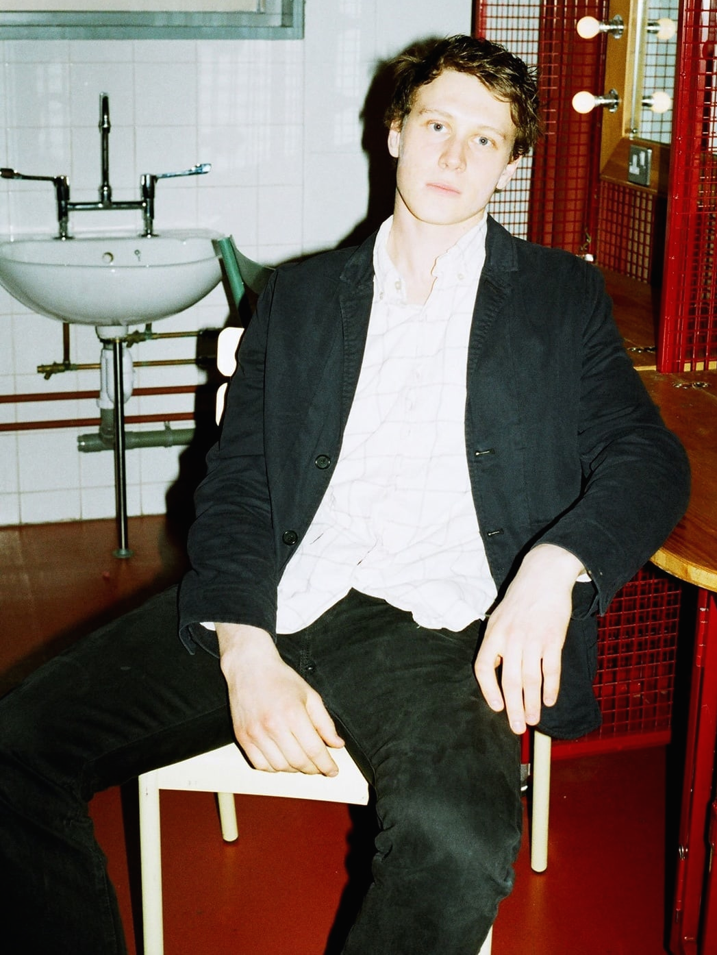 my new plaid pants: Good Afternoon, Gratuitous George MacKay